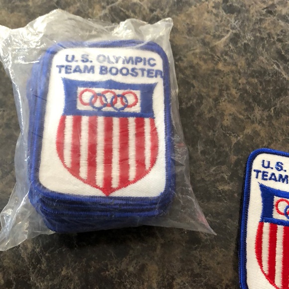 Accessories | Vintage Us Olympic Team Booster Patches | Poshmark